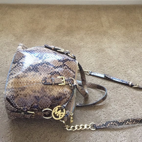 Michael Kors | Bags | Michael Kors Python Bag | Poshmark